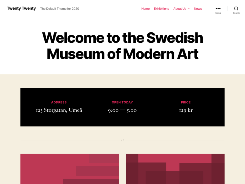 WordPress Standard Themes (Überblick + Liste) ansehen